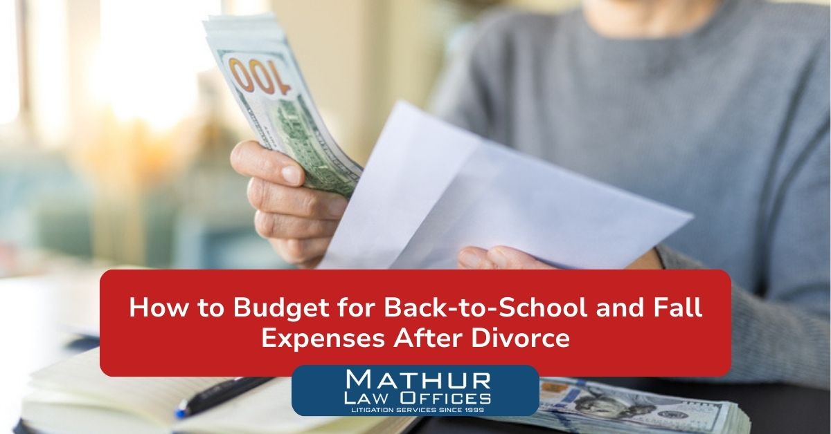How to Budget for Back-to-School and Fall Expenses After Divorce
