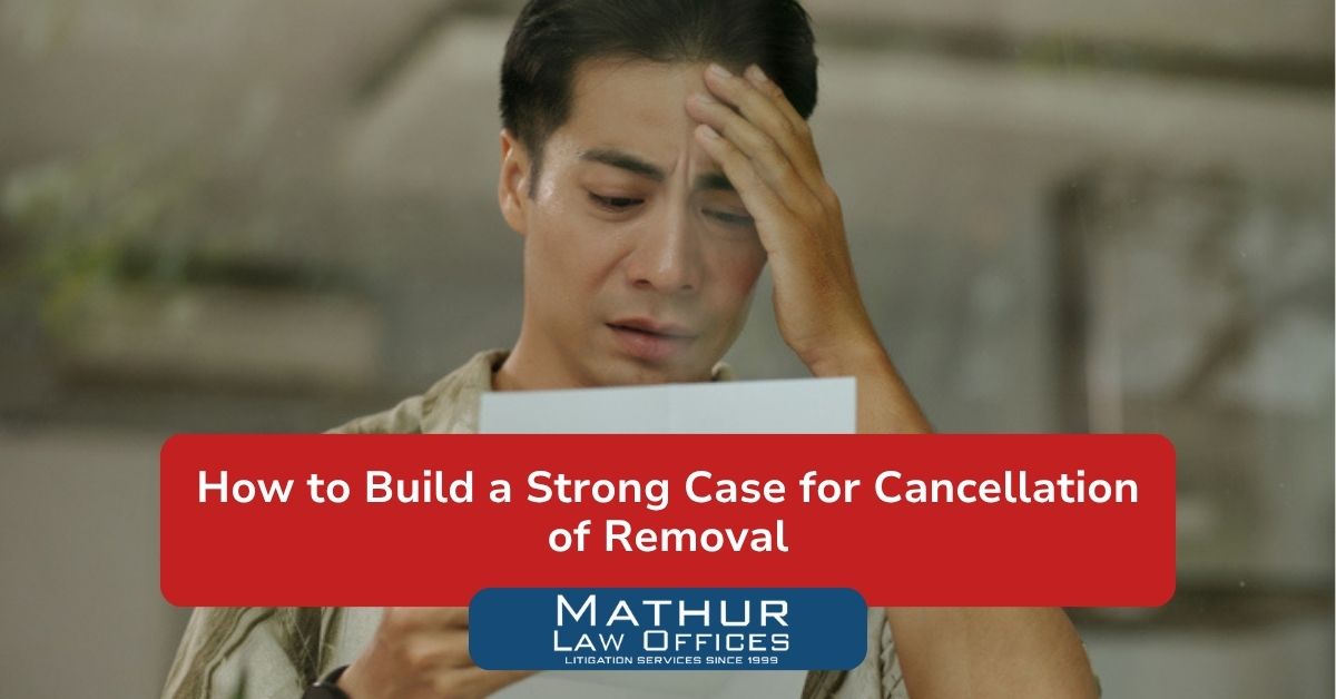 How to Build a Strong Case for Cancellation of Removal